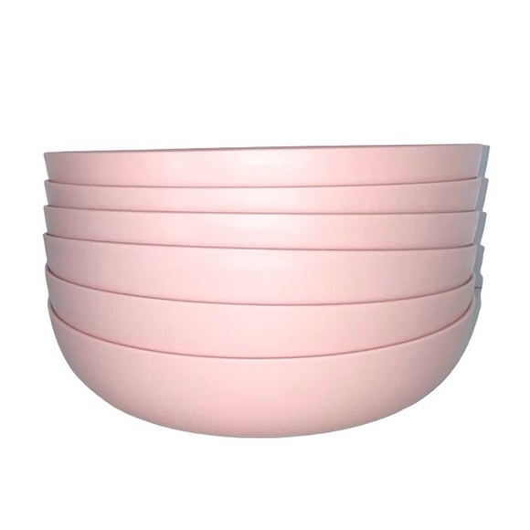 Room Essentials | Dining | 6 Piece Pink Plastic Bowls | Poshmark